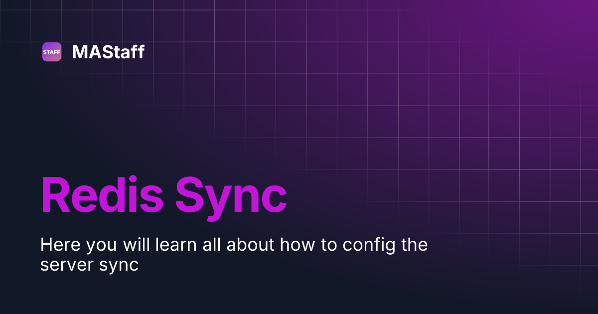 Redis Sync | MAStaff